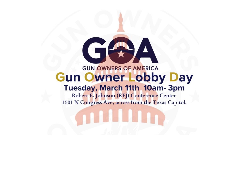 GOA Texas | The only no-compromise gun lobby in Texas