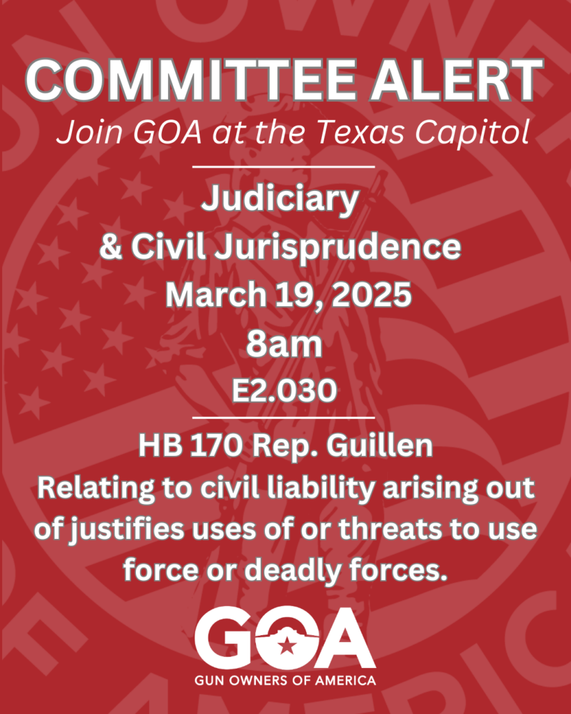 Support HB 170 “Kyle’s Bill” | GOA Texas